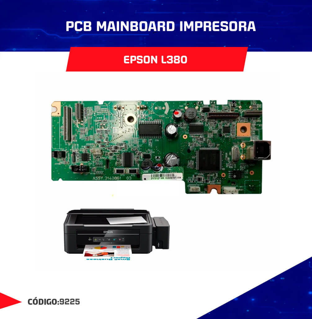 Pcb Main Board Impresora Epson L380 - PC Soluciones Integrales
