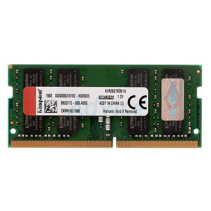 Memoria Ram 16Gb Ddr4 2666Mhz Kingston Sodimm Cl19 260-Pin 1.2V Non-Ecc Para Laptop Notebook ...